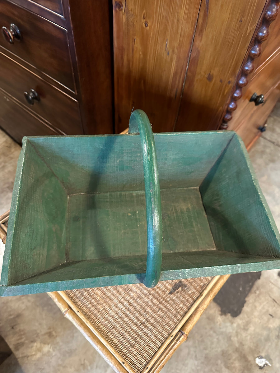 French Poplarwood Painted Trug, Original Paint – McIntosh Cottage Antiques